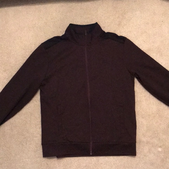 Calvin Klein | Jackets & Coats | Maroon Calvin Klein Zip Up Jacket ...